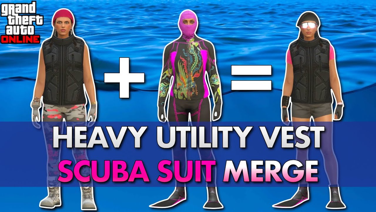 Heavy Utility Vest with Scuba Suit Merge | Easy Guide (Ideal for Heists ...
