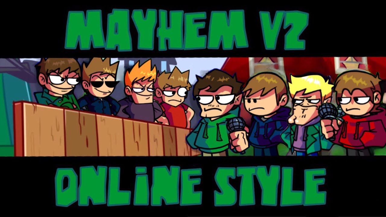 Eduardosworld Mayhem V2 (Online Style) FNF - YouTube