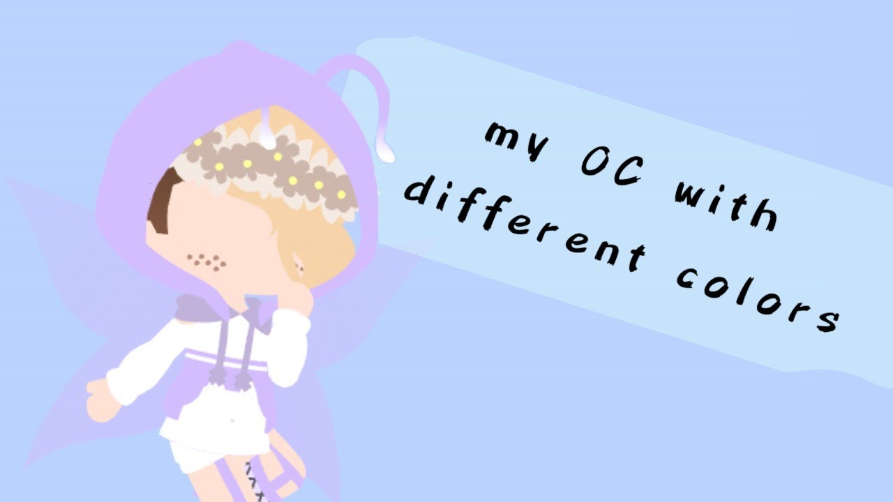 My OCs with other color pallettes. - YouTube