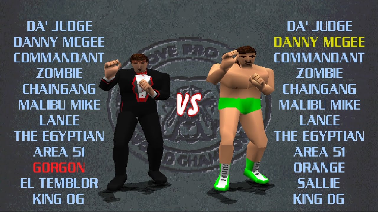 Power Move Pro Wrestling All Characters [PS1] - YouTube