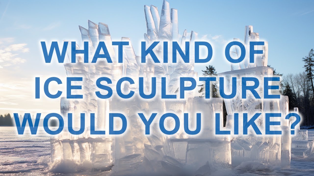 asking random people what kind of ice sculpture they would like to see ...