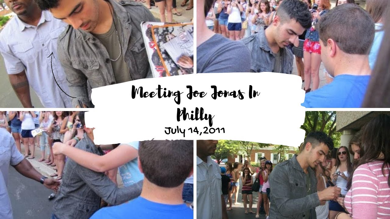 Joe Jonas meeting Fans at Q102 Philly. - YouTube