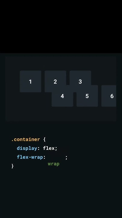 Flex Wrap Css 😍 Css Csstutorial Css3 Cssanimation Cssflex Viral Htmlcss Youtube