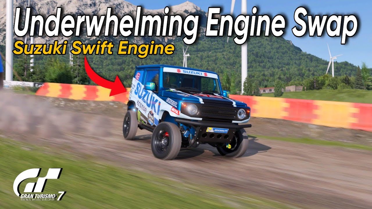 Gran Turismo 7: The Suzuki Jimny Gets An Engine Swap! - YouTube