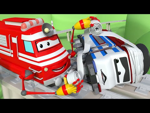 Tren para niños - Troy el Doctor cuida a Tino - Troy el Tren en Auto City !