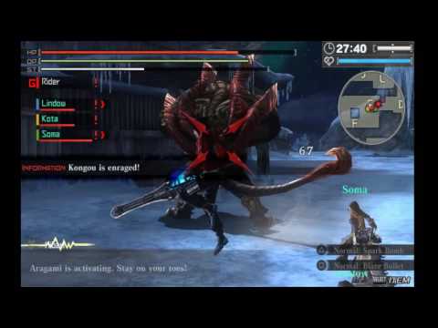 God Eater Resurrection - beginning gameplay