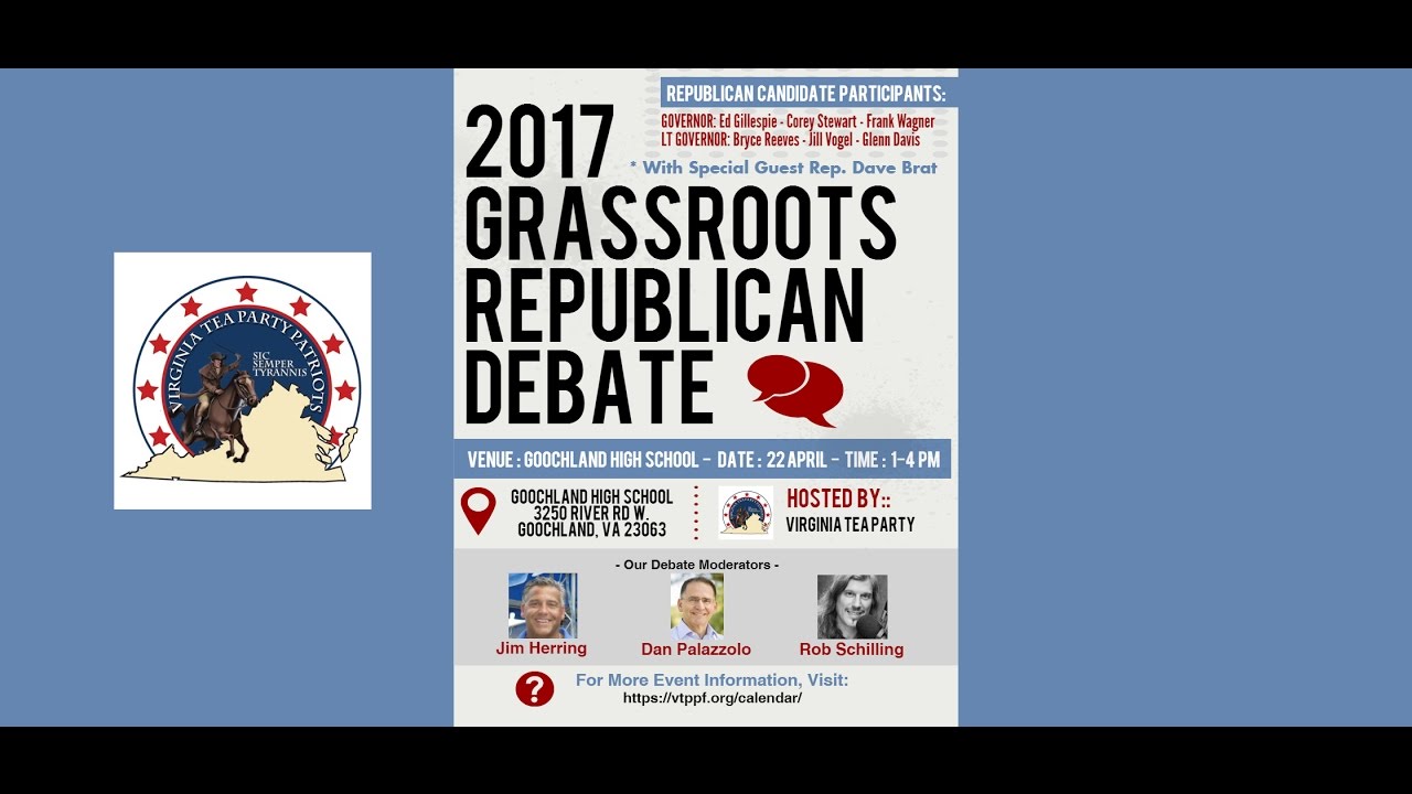 2017 Grassroots Republican Debate - YouTube