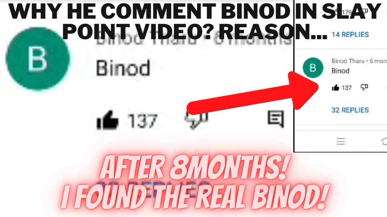 I FOUND THE REAL BINOD!!! WHO IS BINOD? WHO TYPE BINOD IN SLAY POINT ...