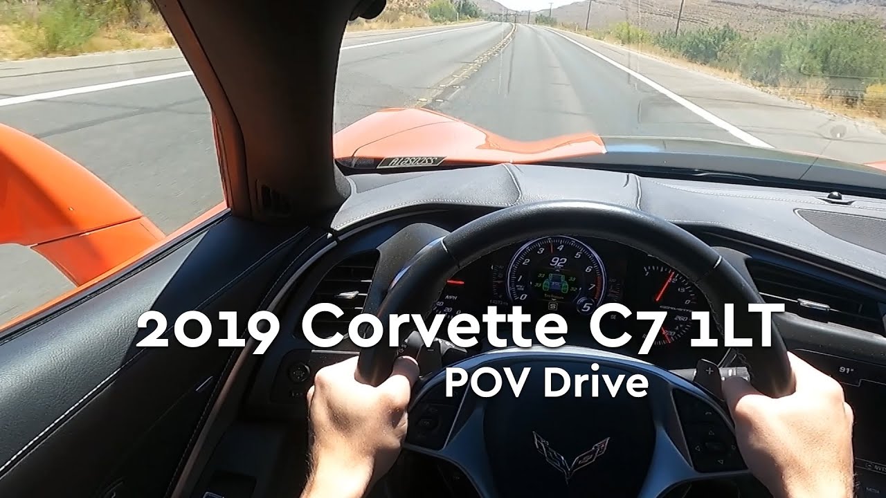 Behind the Wheel POV of the 2019 Corvette C7 1LT - YouTube