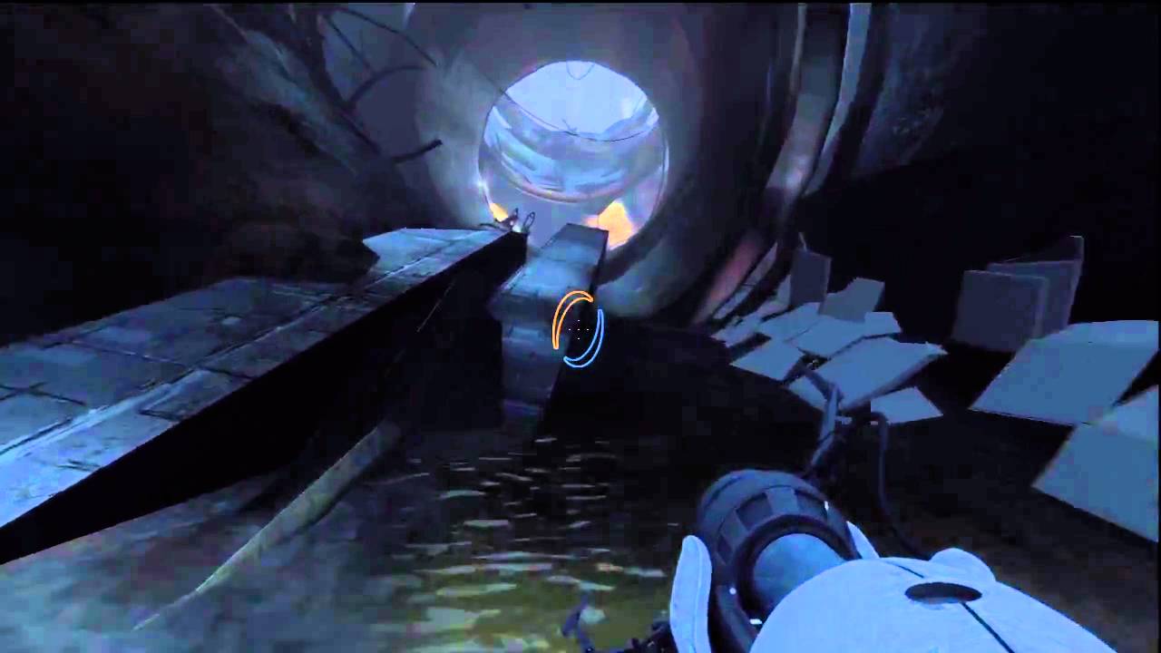 Portal 2 The Fall Pt1 - YouTube
