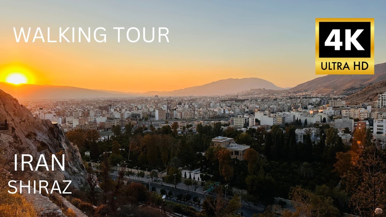 Shiraz, Iran Walking Tour 4k ultra - Bostan Saadi Mountain Park 🇮🇷 ...