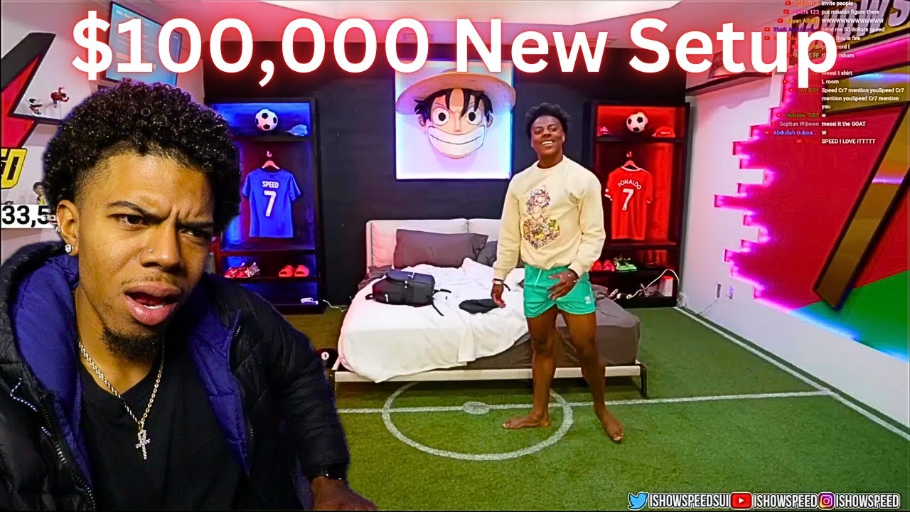 iShowSpeed New $100,000 Setup (Insane) | Reaction - YouTube