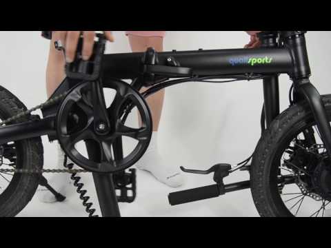 How to fold your bike:step by step - YouTube