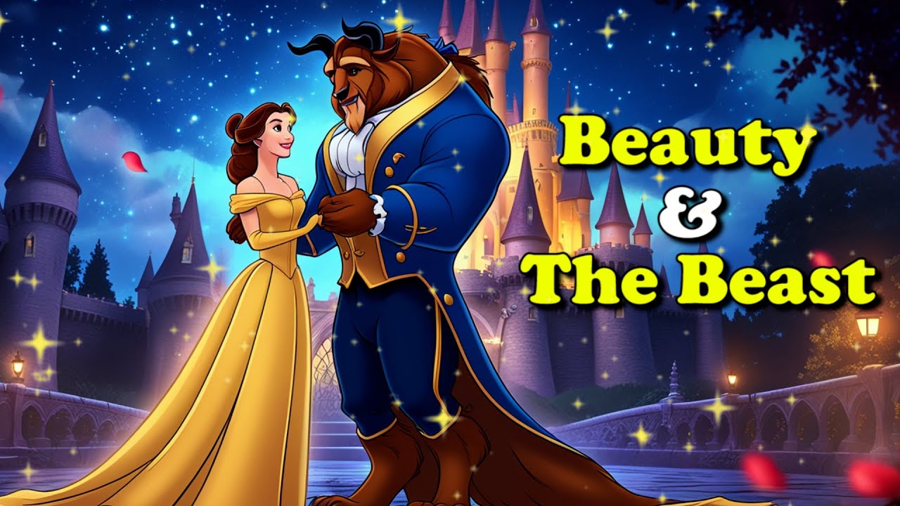 Beauty and the Beast | Disney Princess | Fairy Tales With English ...
