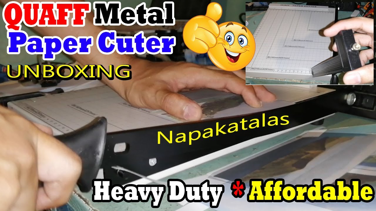 Quaff Paper Cutter Unboxing - YouTube