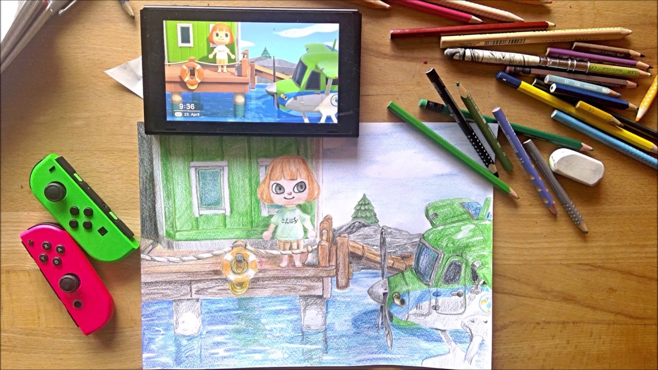 Animal Crossing: New Horizons drawing - YouTube