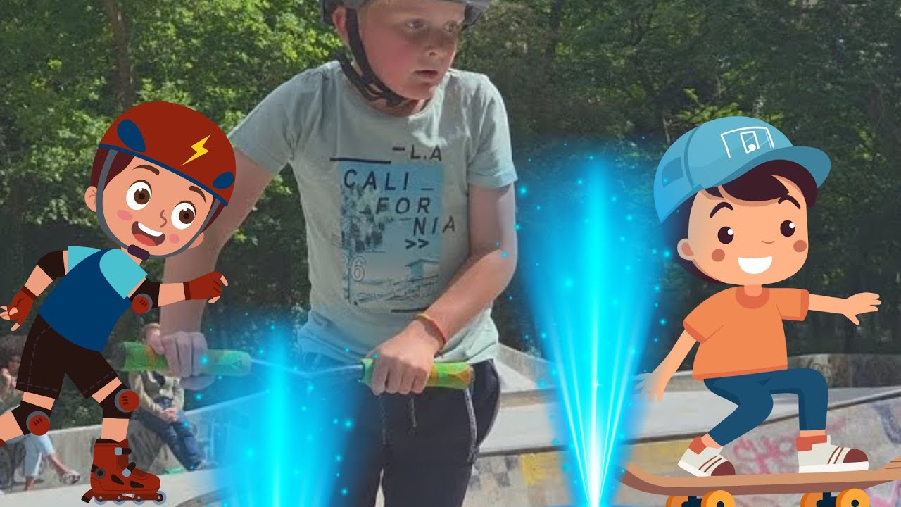 RITCHIE GEEFT DAMIAN STEPLES😃 #skating - YouTube