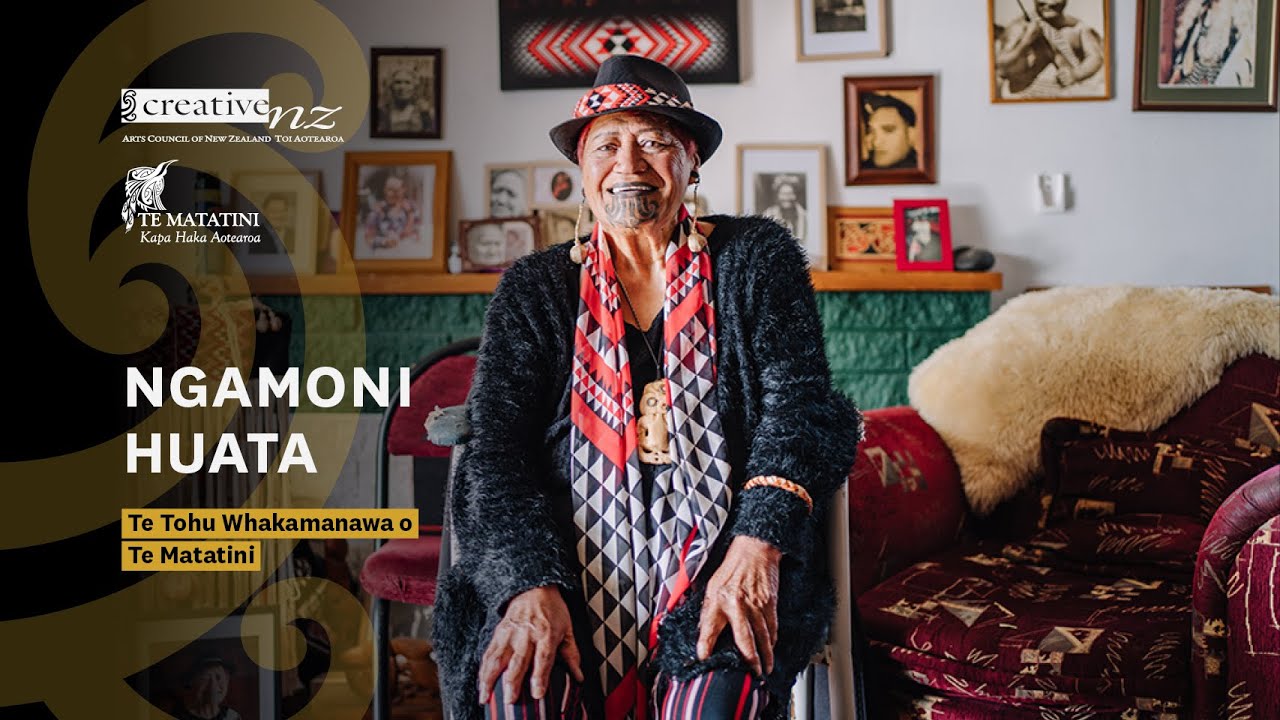 Ngamoni Huata | Te Waka Toi Awards 2023 - YouTube