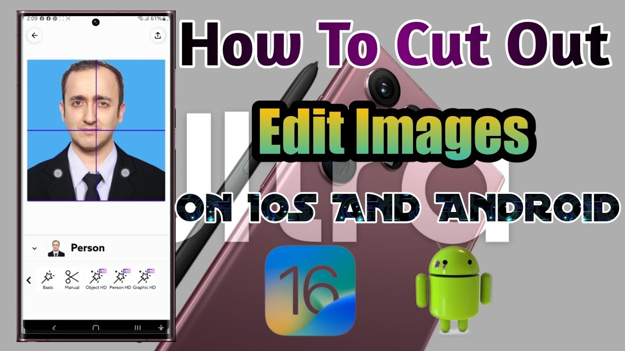 How To Cut Out & Edit Image On iOS and Android Phone 2022 - YouTube