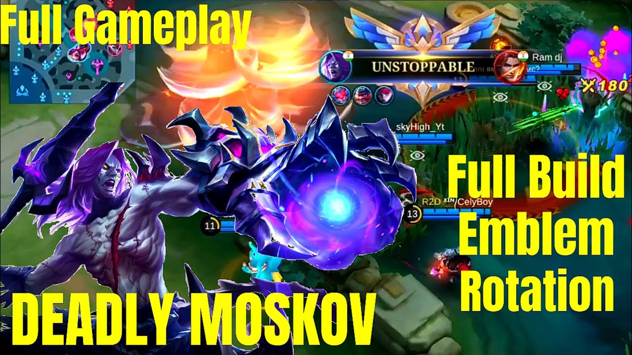 moskov is deadly with these items | Build, Emblem & Rotation | moskov ...