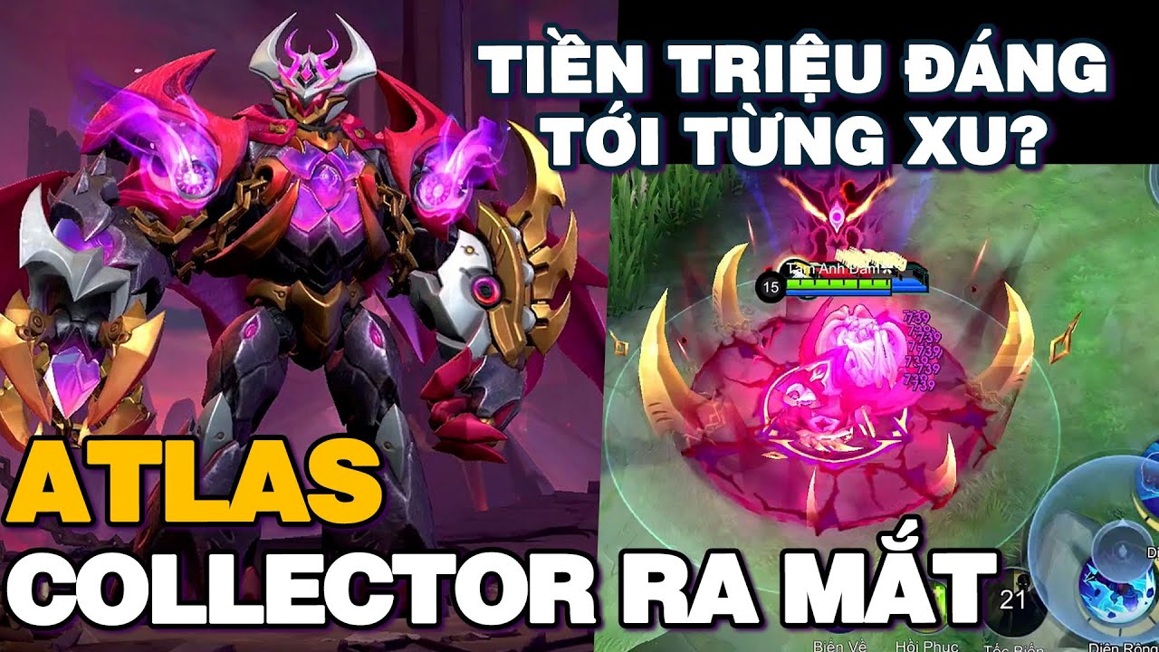 MLBB | ATLAS COLLECTOR RA MẮT! LÂU LẮM MỚI CÓ MỘT SKIN TANK XỊN NGẦU ...