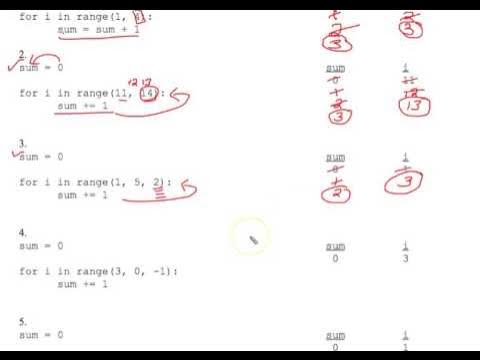 Tracing For Loop Worksheet 1 - YouTube