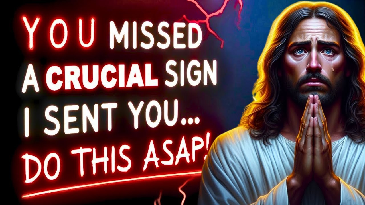 God Says: "DON'T MISS THIS SIGN BY MISTAKE, OTHERWISE..."👆God Message ...
