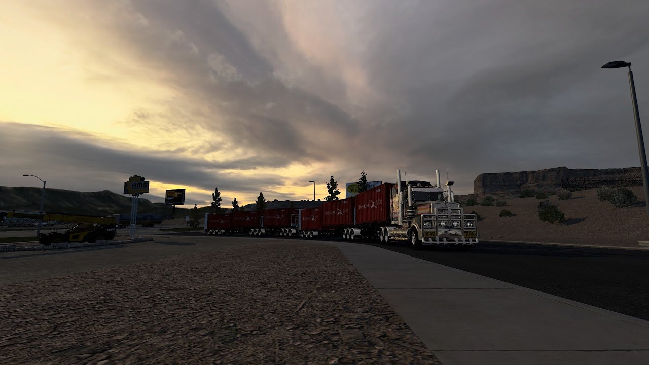 American Truck Simulator Kenworth T950 PT 1 - YouTube