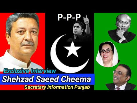 Exclusive Interview of Shehzad Saeed Cheema | Information Secretary Pakistan Peoples Party ...