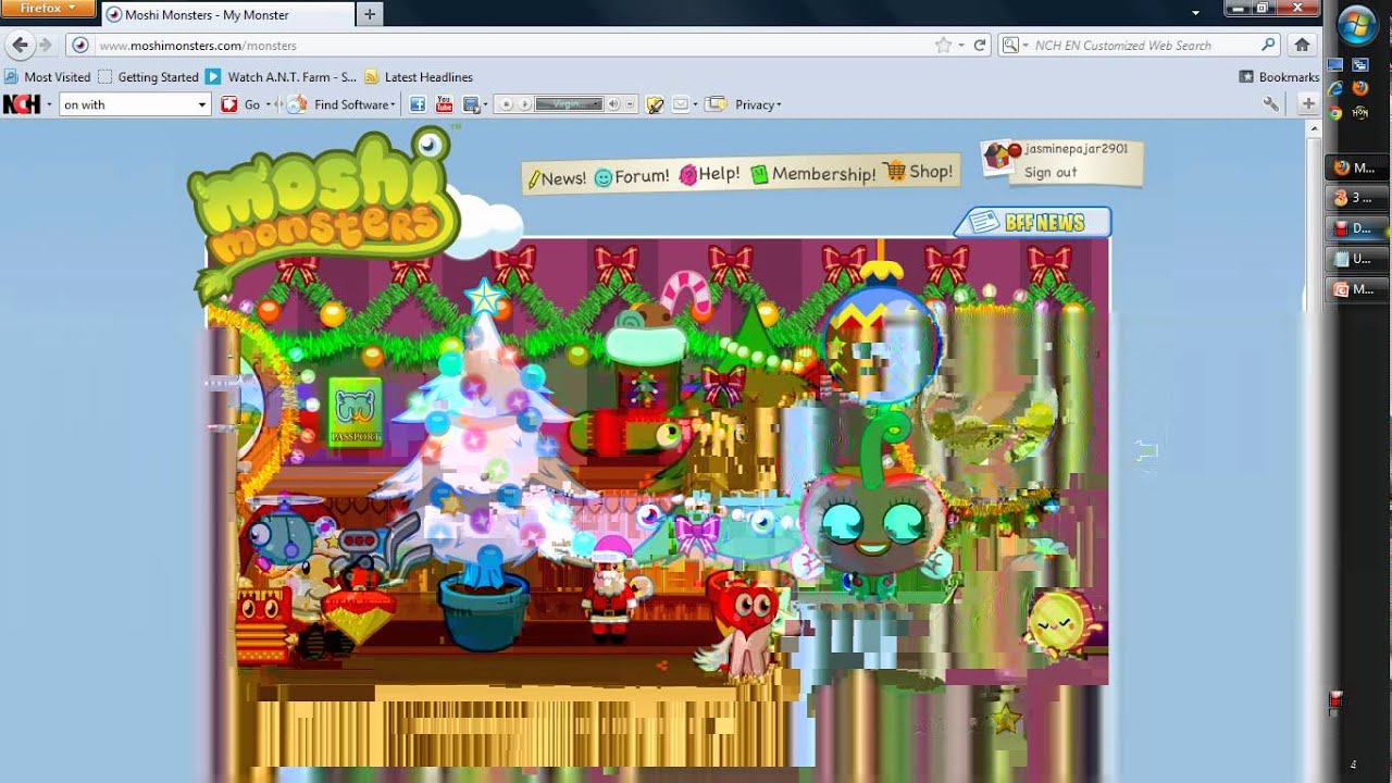 Moshi Monsters Twistmas Gifts for free - YouTube