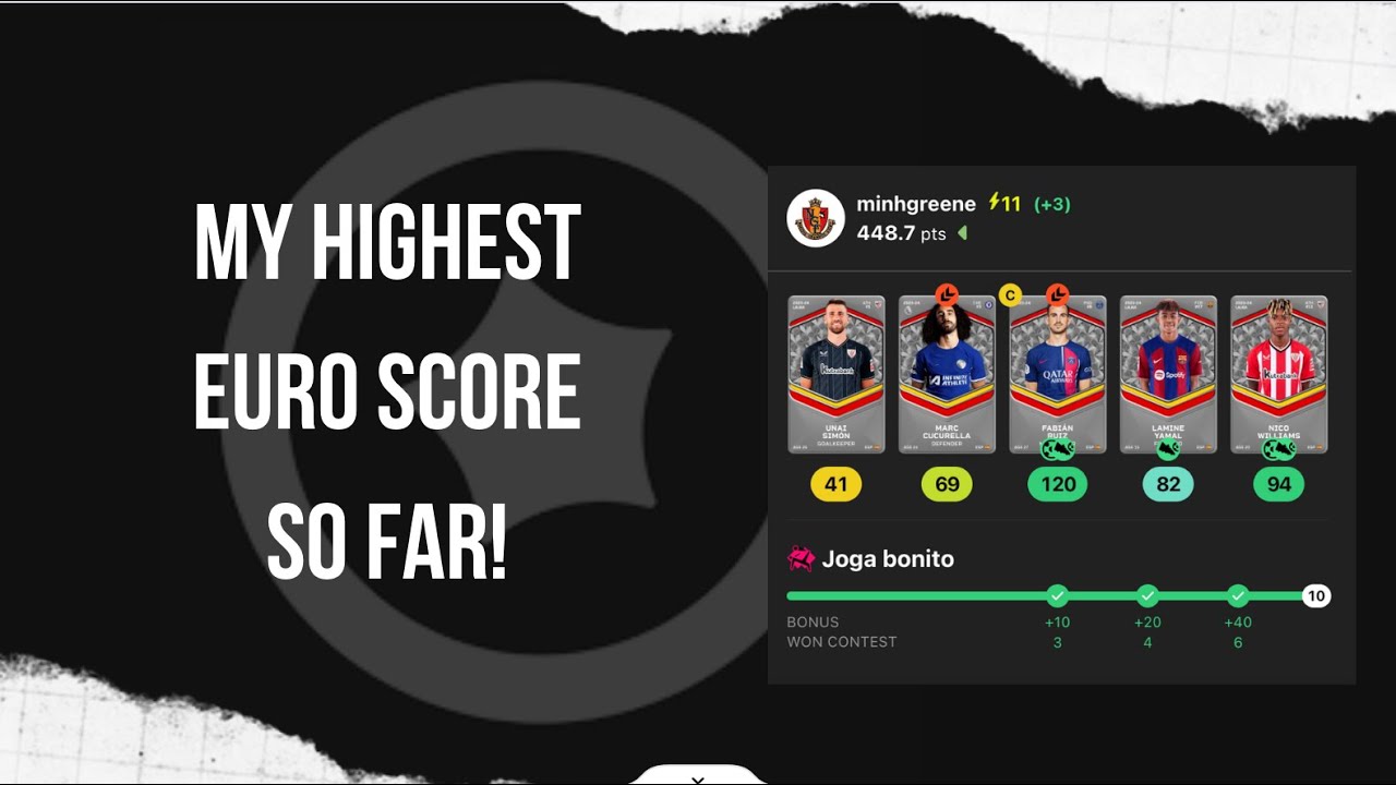 Day 15: My Highest EURO Score SO Far! | Sorare EURO 2024 Results - YouTube