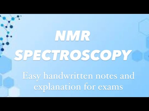 NMR SPECTROSCOPY | CONCEPT | Easy handwritten notes and explanation for ...