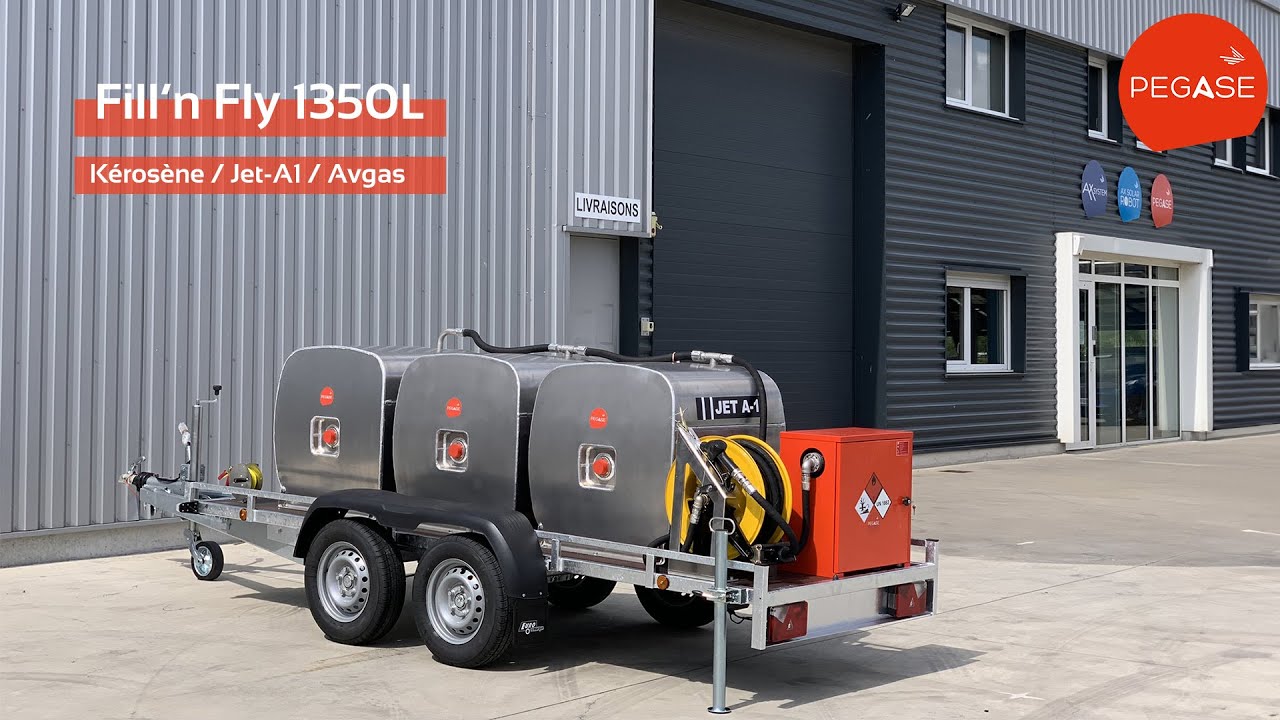 1350L aviation fuel trailer | Road transport | Mobile transport tank ...
