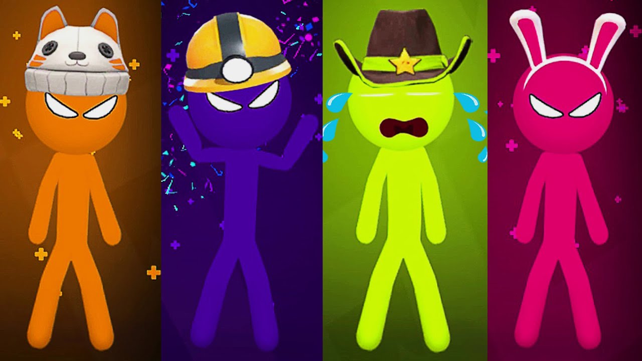 Stickman Christmas MINIGAMES Tournament - Stickman Party 1 2 3 4 Player ...