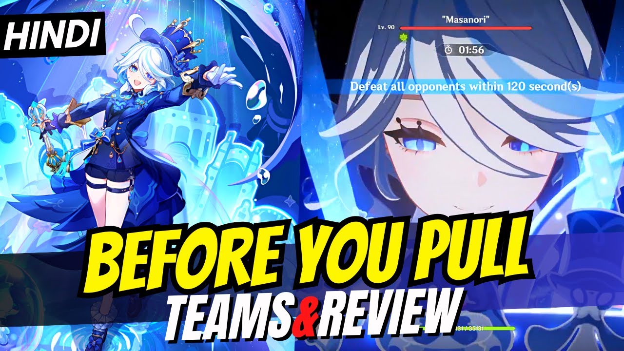 [Hindi] Before You Pull FURINA (C0 Furina Best Teams & Review) Genshin ...