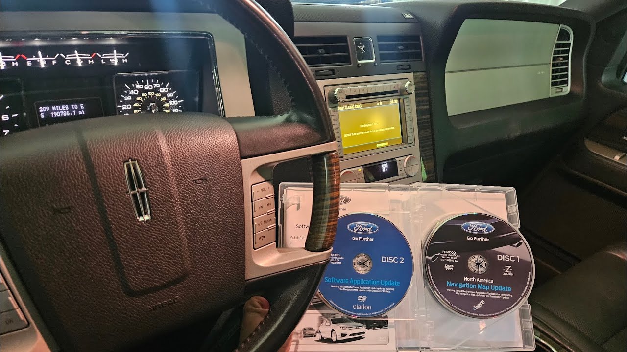 2010 Lincoln Navigator navigation map update. Ford Sync Gen 1 map ...