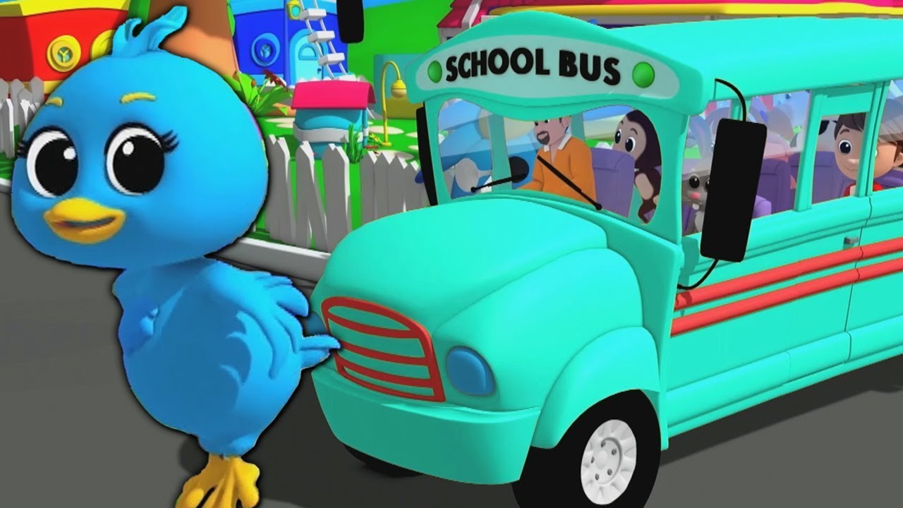 roues sur le bus | comptines | chanson de bus | Luke Lily Rhyme | Rhyme ...