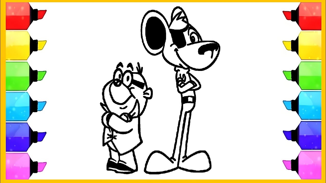 Danger Mouse | Danger Mouse Drawing | Danger Mouse Cartoon Drawing and ...