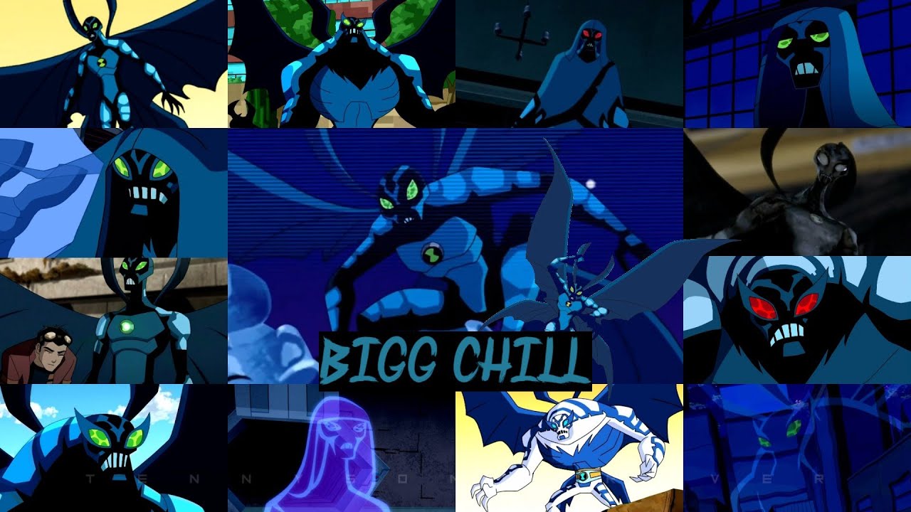 All bigg chill transformations in all Ben 10 series - YouTube