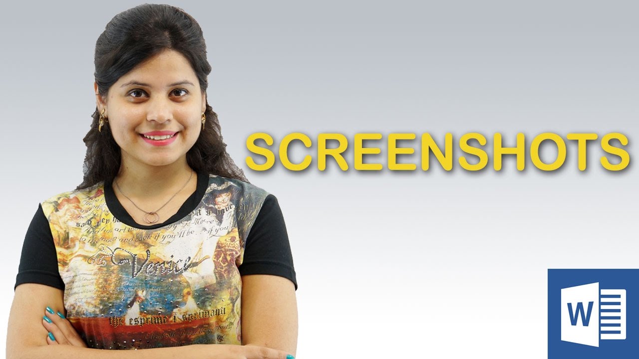 How to use Screenshot feature of Microsoft Word 2013 || Chapter 10 ...
