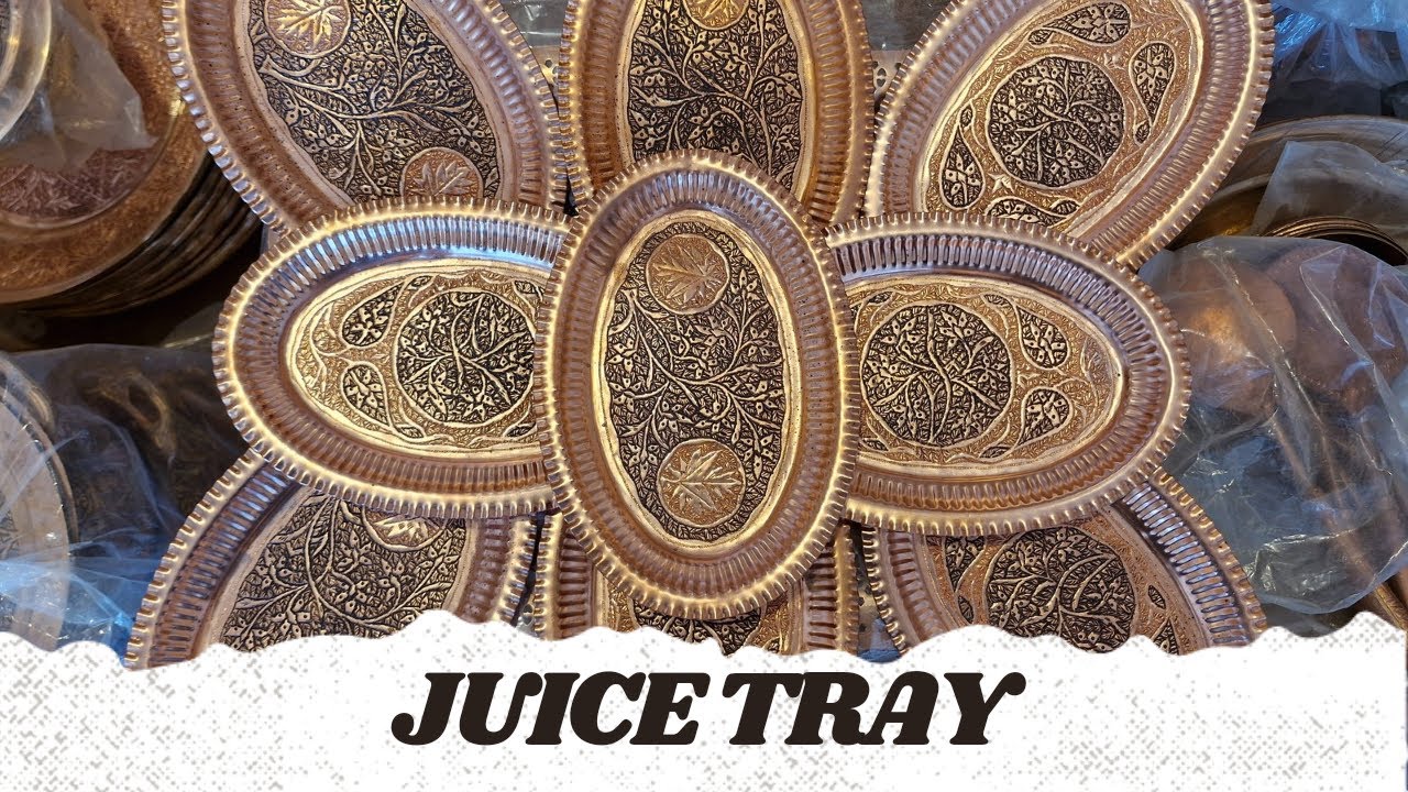 copper utensils | copper utensils with price || JUICE TRAY - YouTube