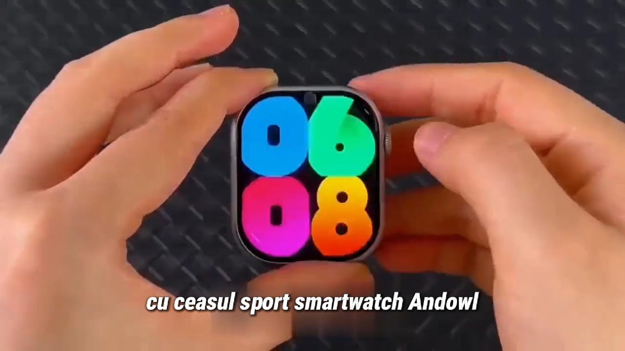 Ceas sport smartwatch Andowl R36 1.75 Inch, Bluetooth - YouTube