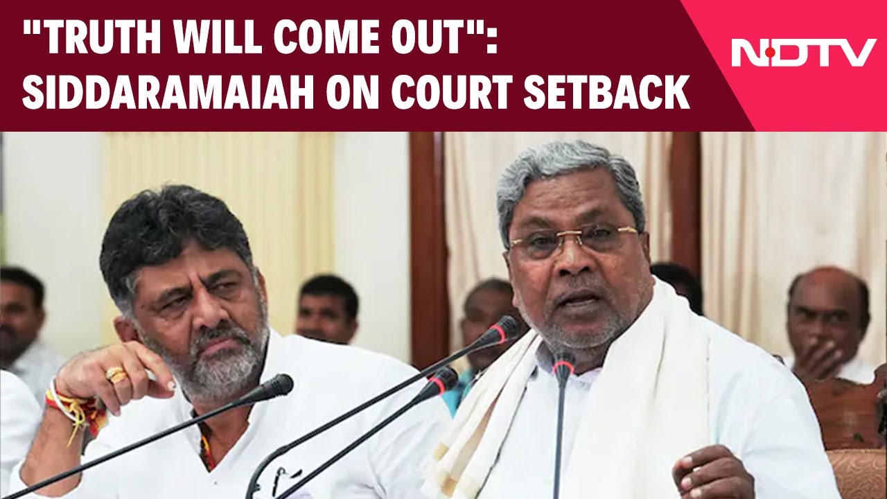 Siddaramaiah News Today | "Truth Will Come Out": Siddaramaiah After ...