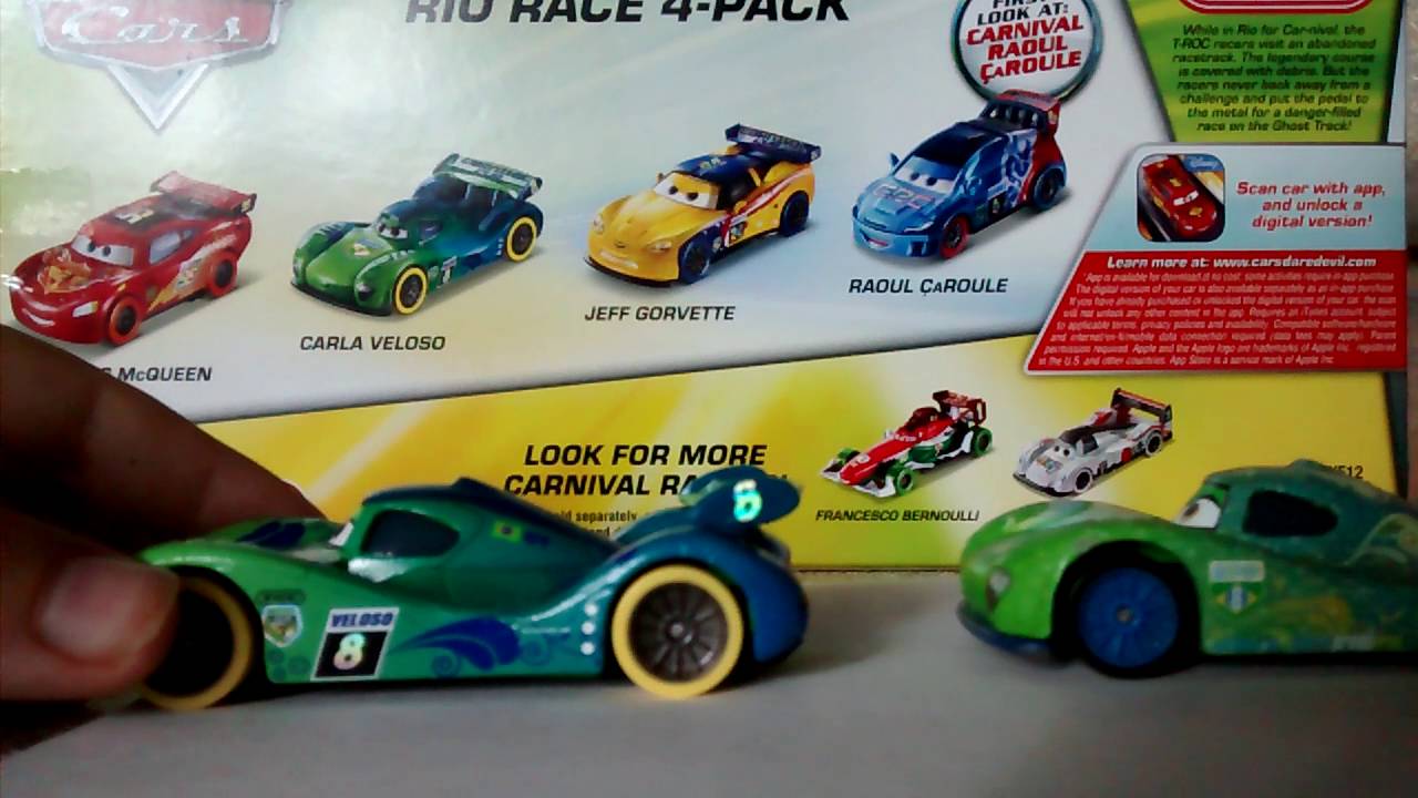 2016 Carnival Racers Case A Rio Race 4-Pack - YouTube