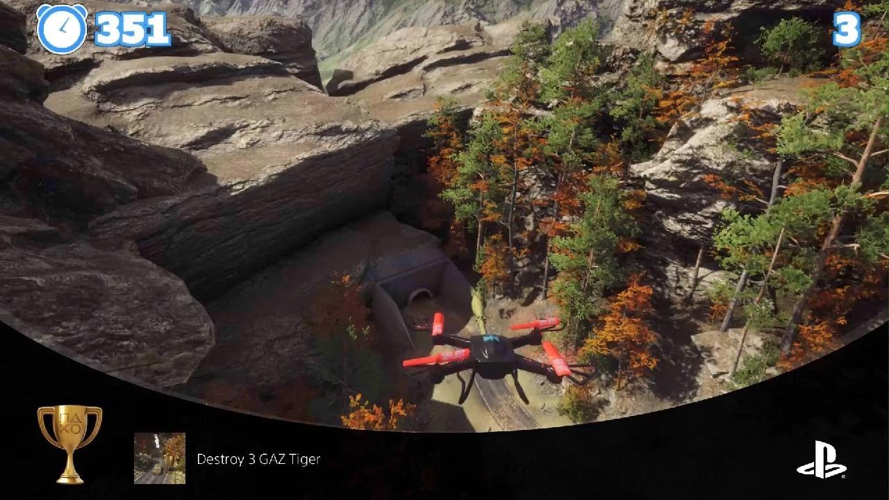 Cazzarion: Drone Attack ~ Destroy 3 GAZ Tiger Trophy - YouTube