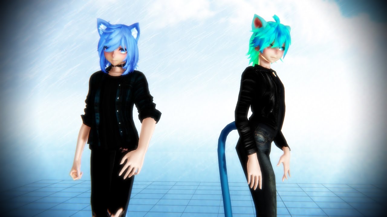 MMD AOA - Like a Cat (Akio New Version with Old one) - YouTube