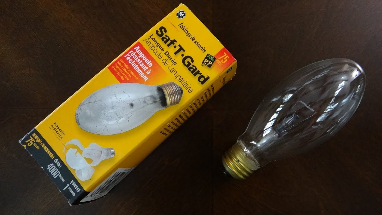GE 75watt Clear Postlight Incandescent Light Bulb - YouTube