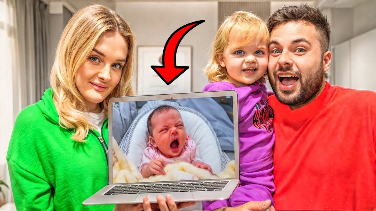 Our daughters REACTION to her BIRTH video *emotional* - YouTube