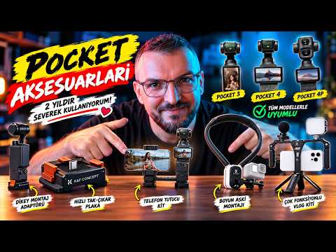 2 Yıldır Kullanıyorum! DJI Pocket 3, 4 ve 4 Pro İçin 5 Favori Aksesuarım