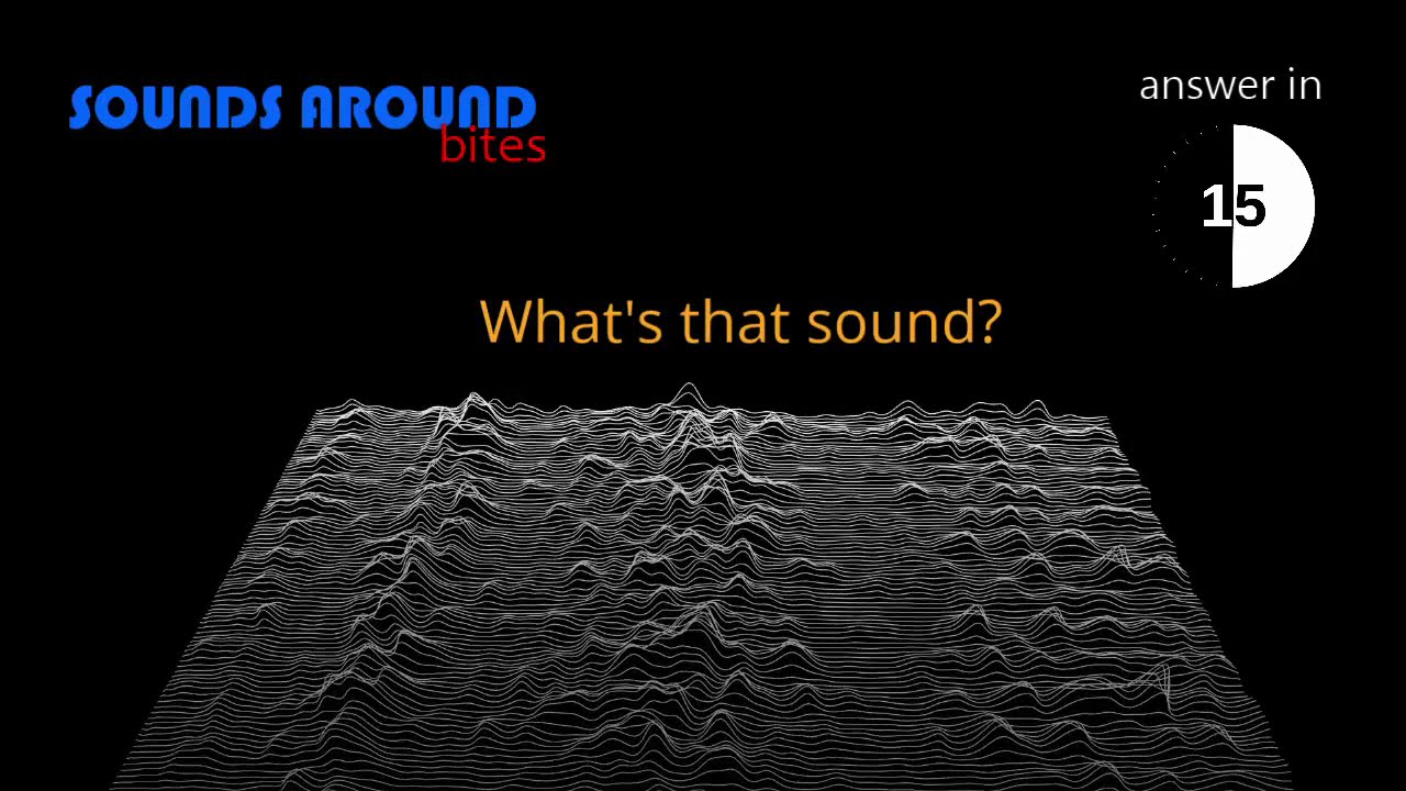 What's That Sound? - Can you identify the sound in 30 seconds? - YouTube